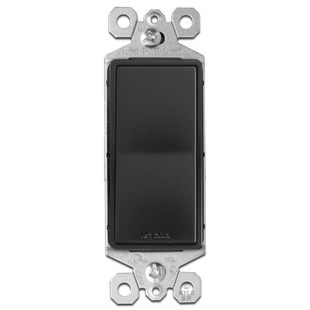 Black 3 Way Rocker Light Switches | Kyle Switch Plates