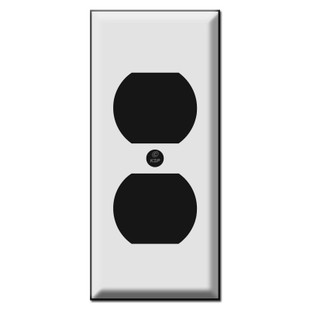 2 Inch Narrow Duplex Outlet Cover Plates | Kyle Switch Plates