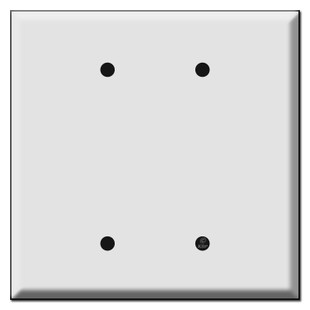 Jumbo Double Blank Switch Plate Covers | Kyle Switch Plates