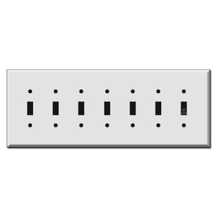 Oversized 7 Toggle Switch Plate | Kyle Switch Plates