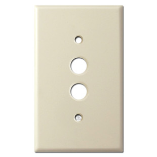 Single Push Button Light Switch Cover - Ivory | Kyle Switch Plates