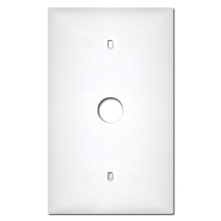 Midway Telephone Cable Plastic Wall Plate Covers - White