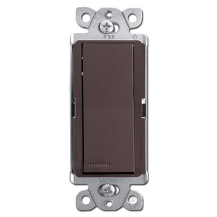 Designer Rocker Light Switch - Brown | Kyle Switch Plates