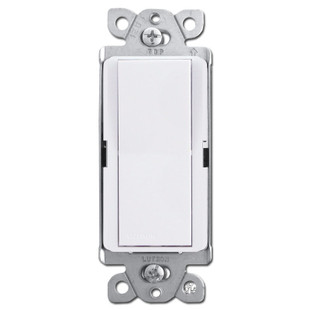 Designer 4-Way Rocker Light Switch - White | Kyle Switch Plates