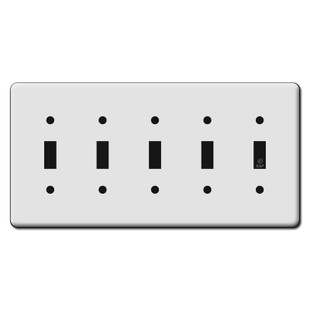 Tall 5 Toggle Switch Plate Covers | Kyle Switch Plates
