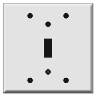 Box Mount 2-Gang 1 Toggle Light Switch Covers | Kyle Switch Plates
