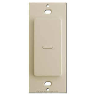 Touchplate 1 Button Ultra Low Volt Light Switch - Almond