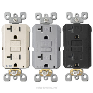 AFCI Outlets Leviton 20A Tamper Resistant AFTR2