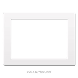 Oversized Outlet Switch Plate Depth Extender Ring - 3 Gang