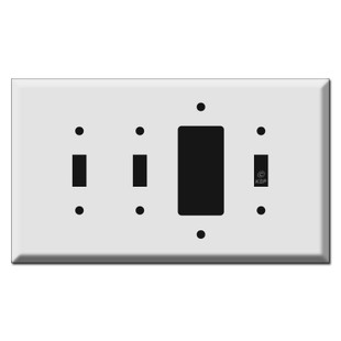 Oversized 2 Toggle 1 Decora 1 Toggle Electrical Wall Plates