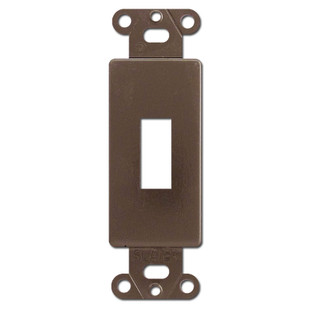 Brown Decorator to Toggle Converter Insert for Wall Switch Plates