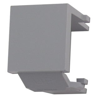 Leviton Gray Snap-In Blank Module for QuickPort Multimedia Frame