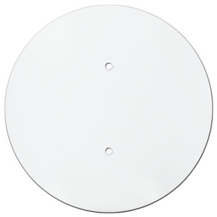 7'' Blank Round Ceiling Outlet Cover for 3.5'' Electrical Box