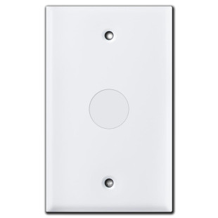 1/2'' Knockout Electrical Cover 7/8'' Opening - White