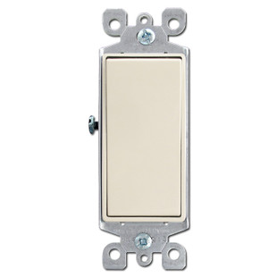 4 Way Decor Rocker Light Switch 15A - Light Almond | Kyle Switch Plates