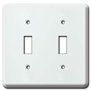 2-Toggle FS Box Cover for Surface Box - White