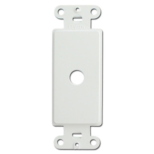 White Decora Rocker to Cable Switch Plate Inserts