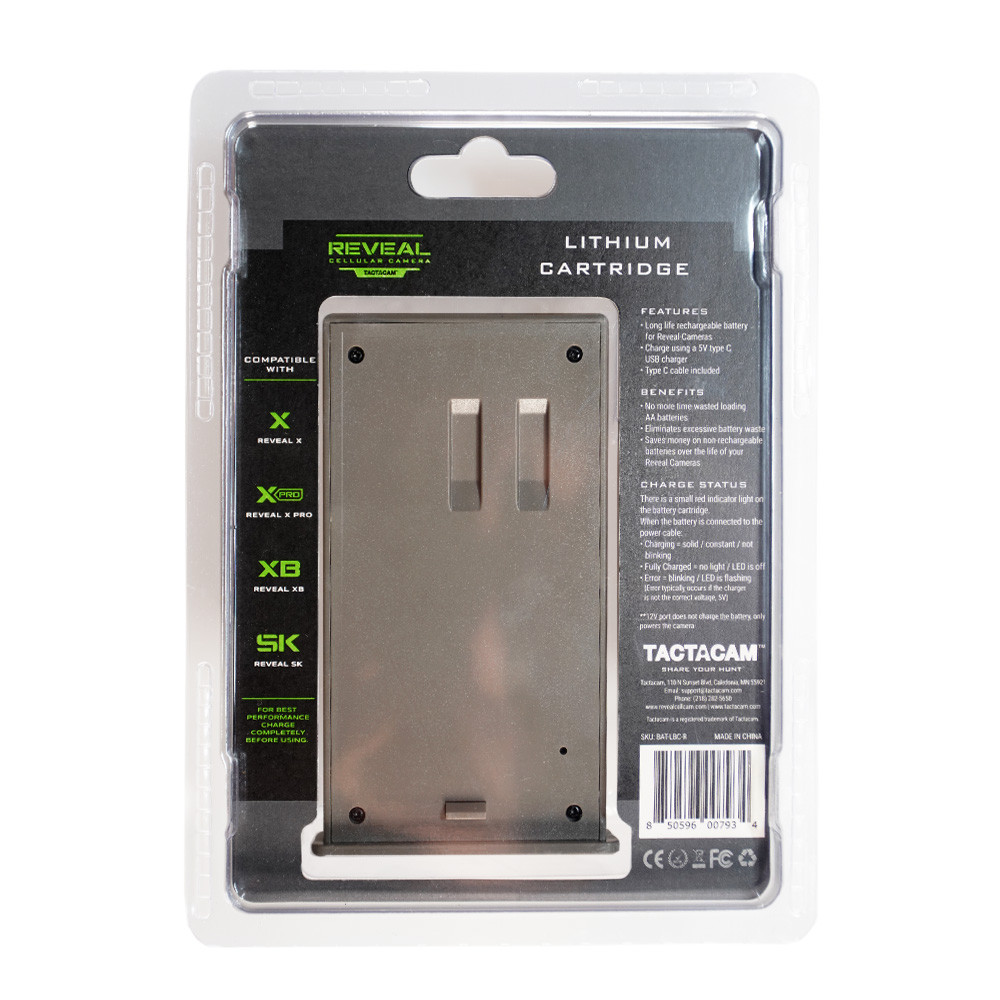 Tactacam Reveal Lithium Battery Cartridge