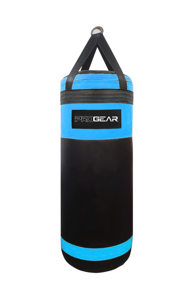 Progear 4 FT 135LB Deluxe Heavy Bag - Black / Sky Blue | Fight Shop