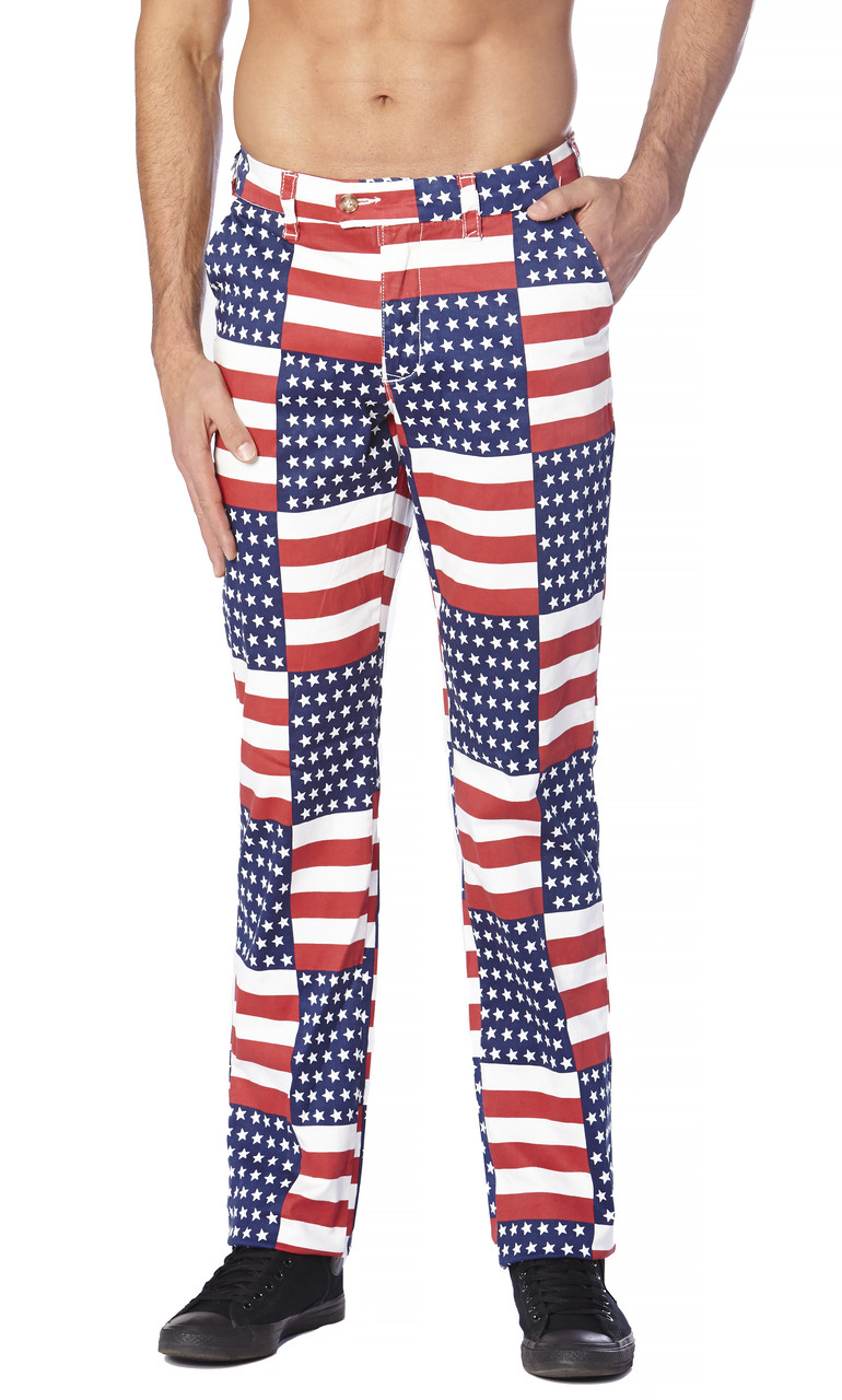Men's Red Dress Pants | Concitor Mens Red Trousers