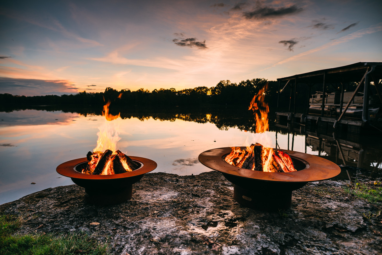 Saturn - Customized - Fire Pit Art®