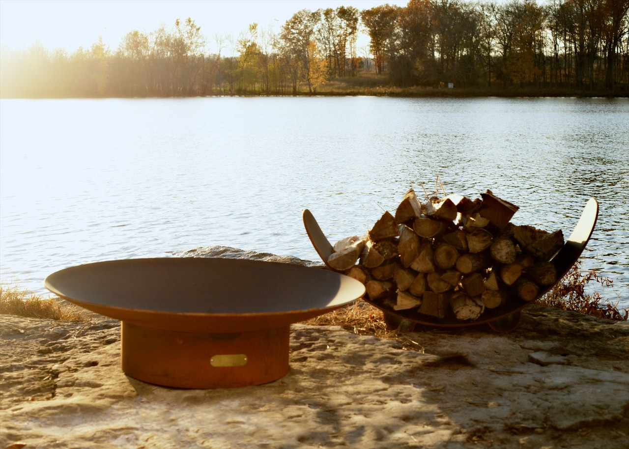 Asia 36": Steel Fire Pit | Fire Pit Art