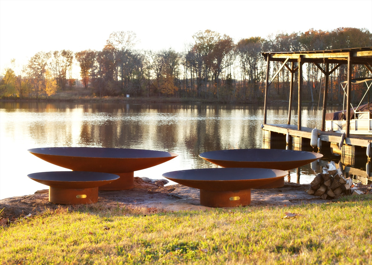 Asia 36": Steel Fire Pit | Fire Pit Art