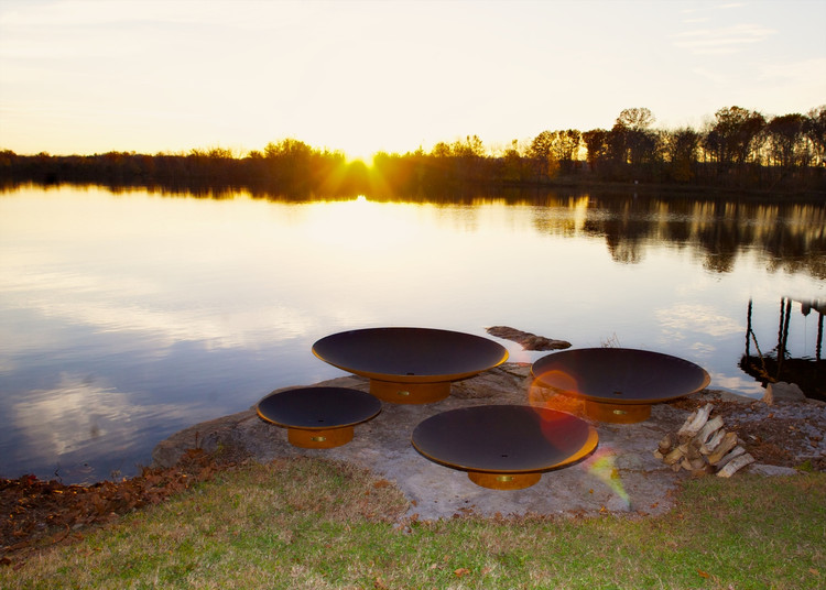 Asia 36": Steel Fire Pit | Fire Pit Art