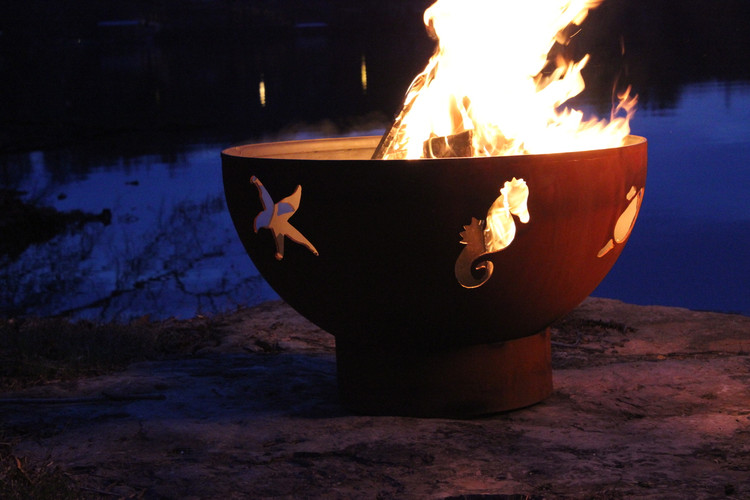Sea Creatures - Fire Pit Art