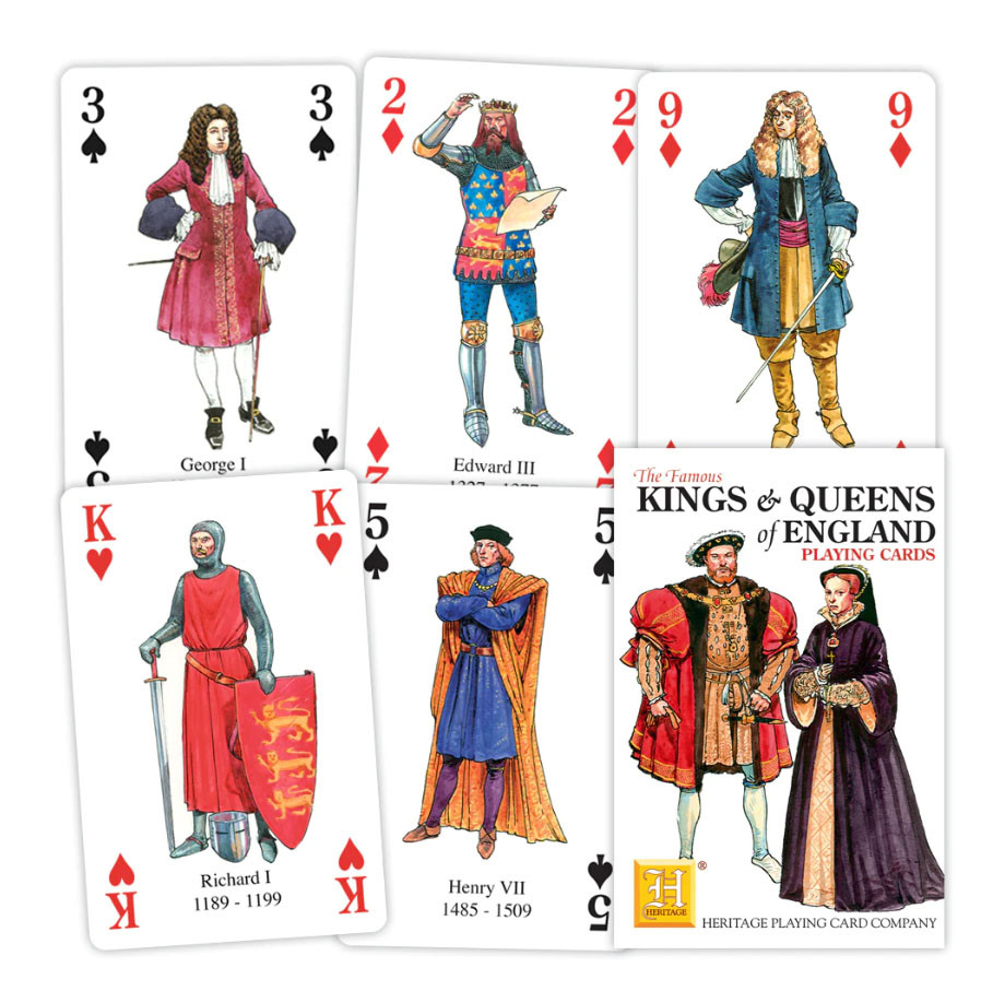 Kings and Queens Playing Cards | Westminster Abbey Shop