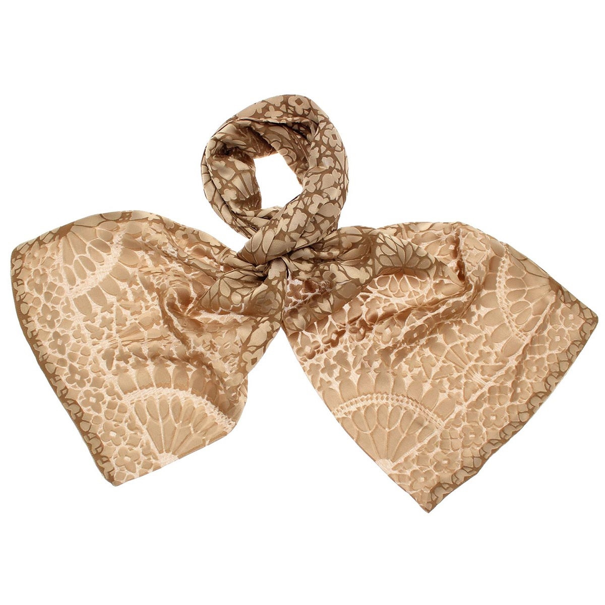Gold Satin Devoré Scarf | Westminster Abbey Shop