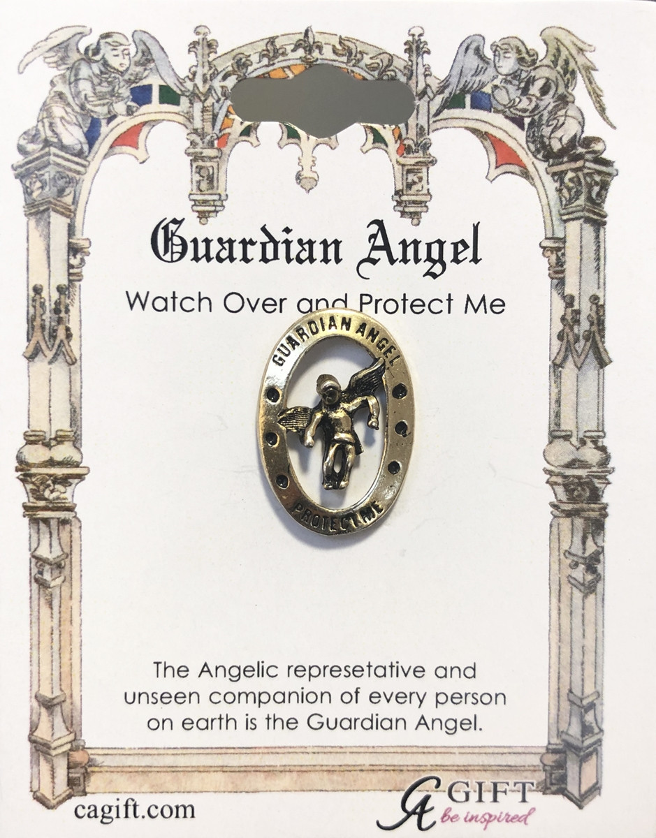 Guardian Angel Oval Pin | Westminster Abbey Shop
