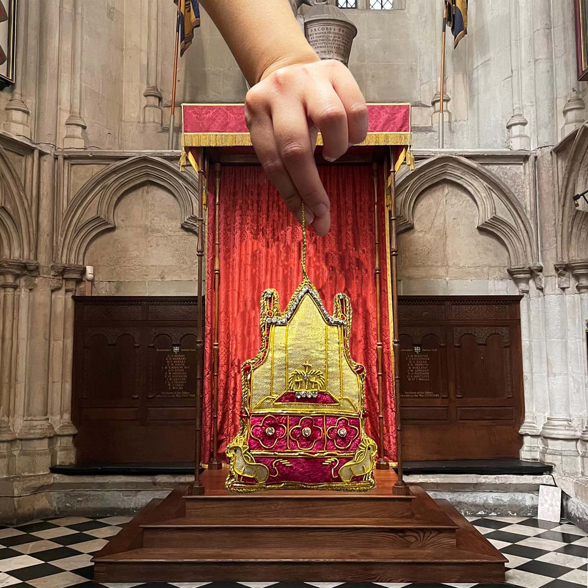 Westminster Abbey Coronation Chair Decoration | Westminster Abbey Shop