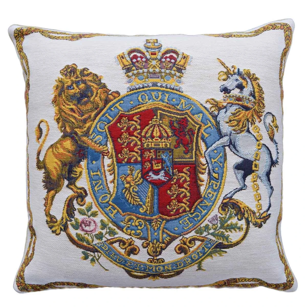 Royal Coat of Arms Large Cushion Cover | Westminster Abbey Shop