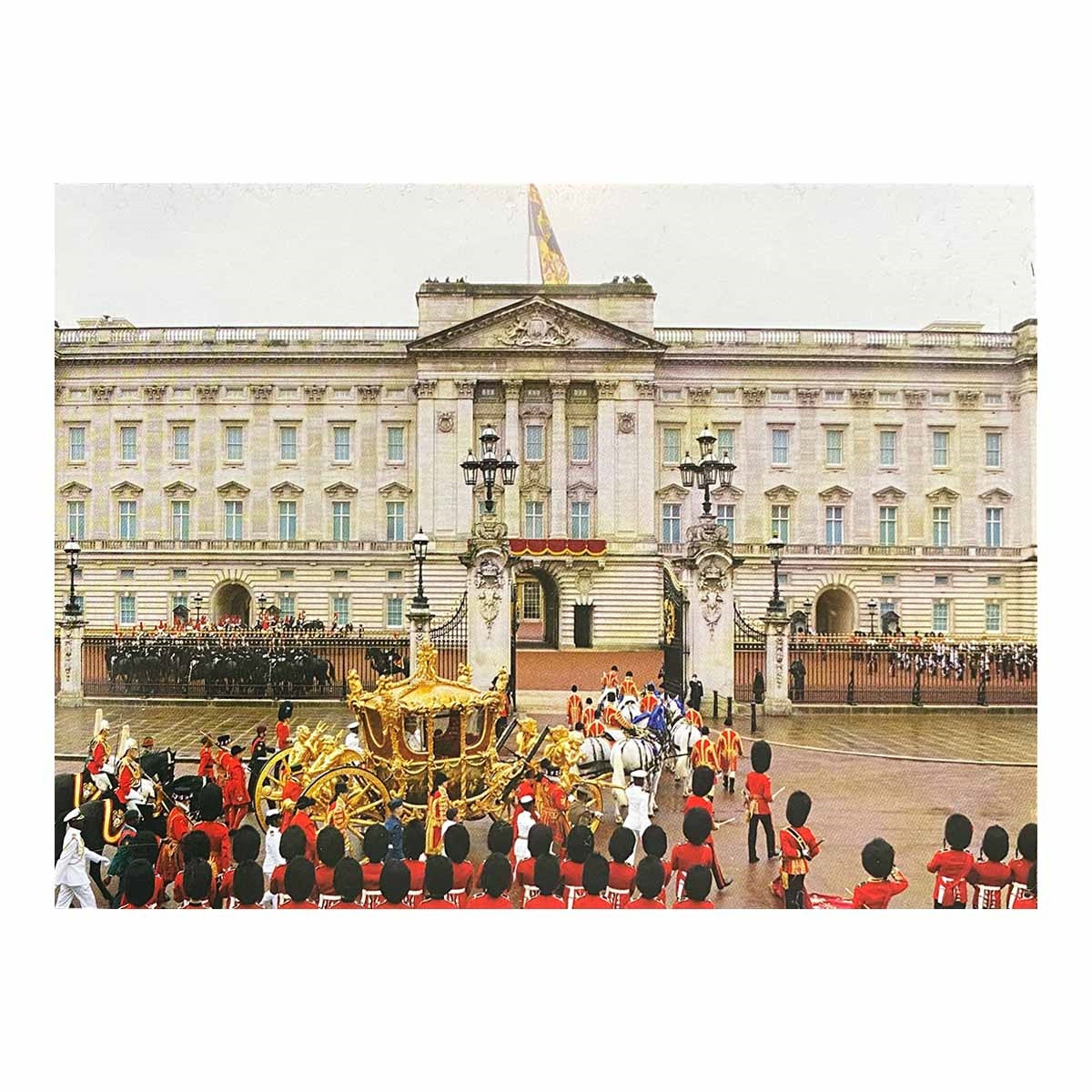 Westminster Abbey Coronation Gold State Coach Postcard | Westminster ...