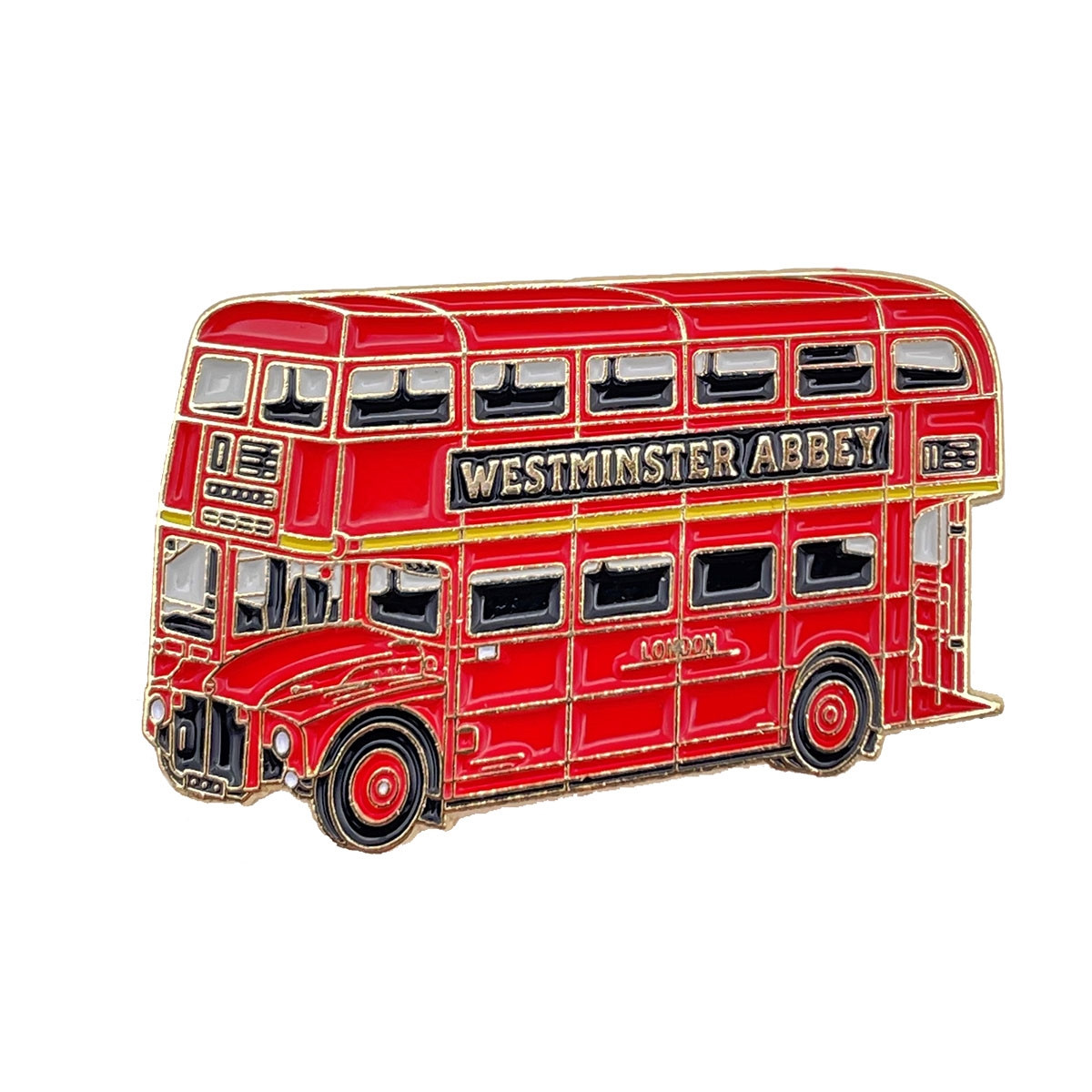 Westminster Abbey London Bus Pin Badge | Westminster Abbey Shop