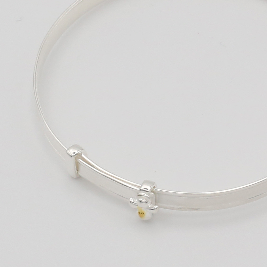 Children's Sterling Silver Angel Occasion Bangle | Westminster Abbey Shop