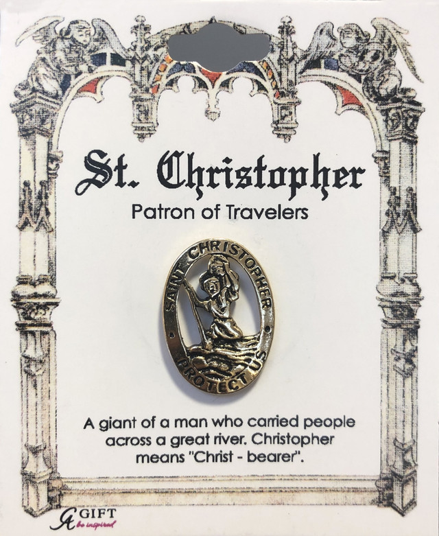 St Christopher Pin | Westminster Abbey Shop