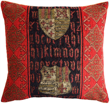 Armorial 48cm Tapestry Cushion Cover | Westminster Abbey Shop