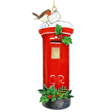 London Post Box Wooden Decoration | Westminster Abbey Shop