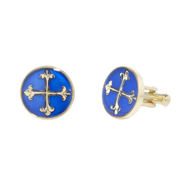 Patonce Cross Enamelled Cufflinks | Westminster Abbey Shop
