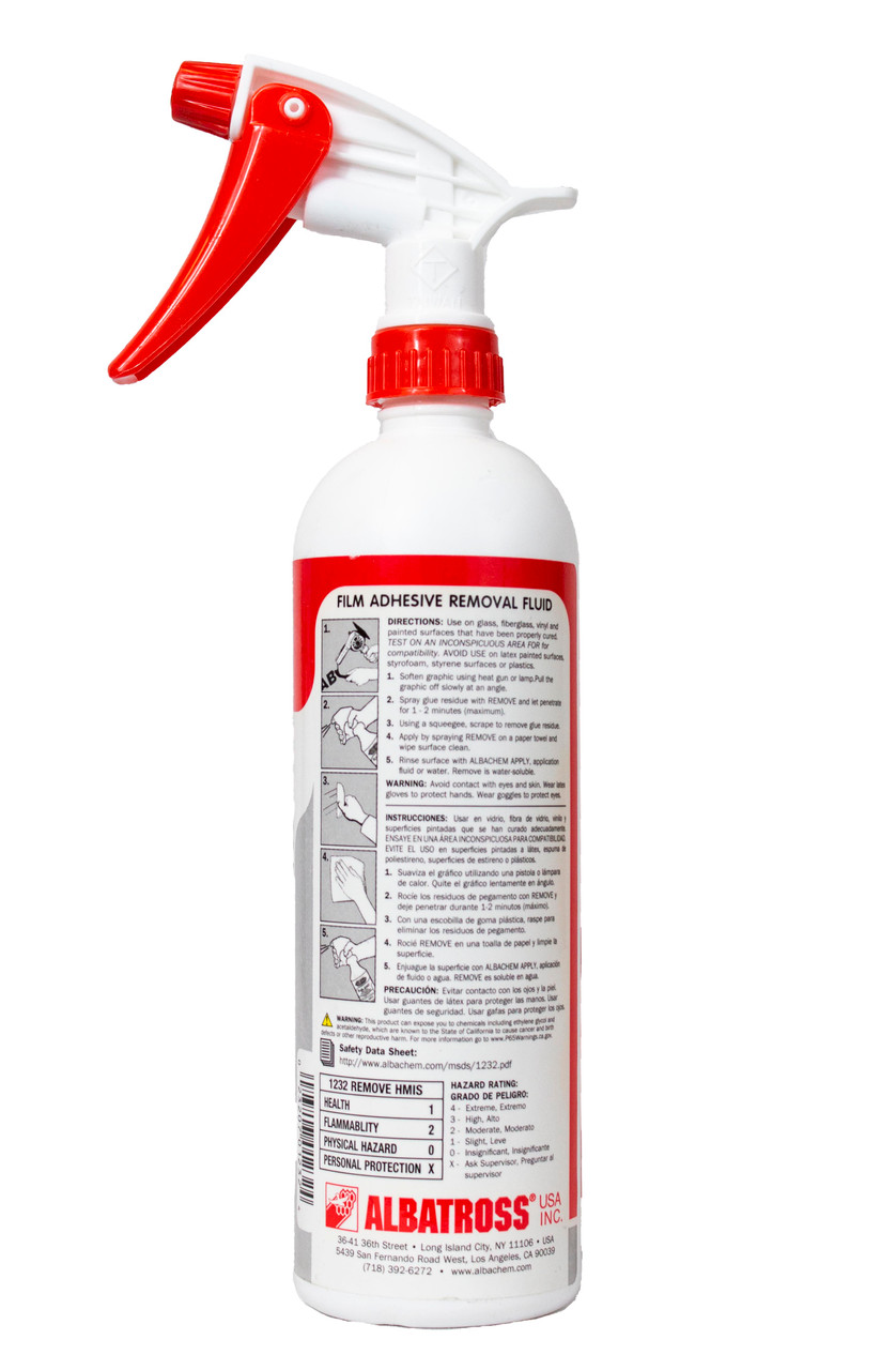 AlbaChem® REMOVE Film Adhesive Removal Fluid - AlbaChem