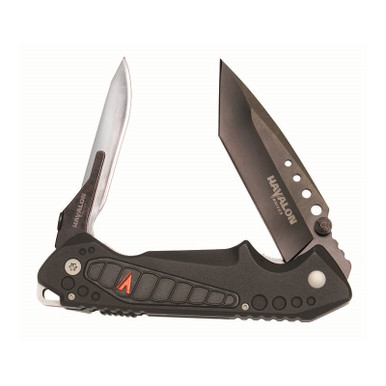 Havalon EXP Tactical Knife – Rugged Black Finish with Interchangeable ...