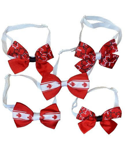 Collar Bowties - Canada Day - Lynn Professional