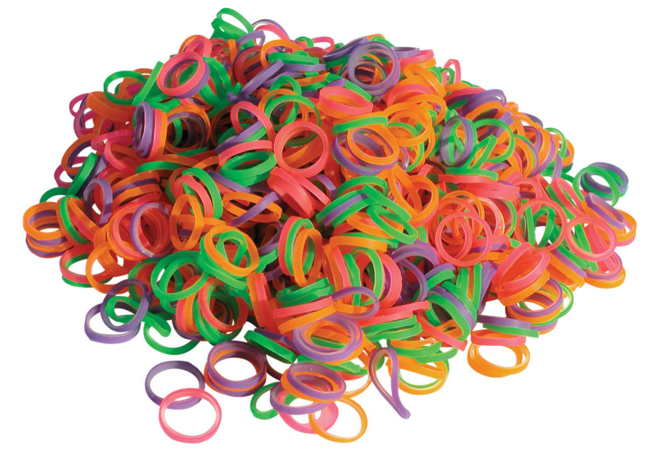 Show Tech Latex Bands - 1000 pcs Top Knot Bands - Lynn Professional