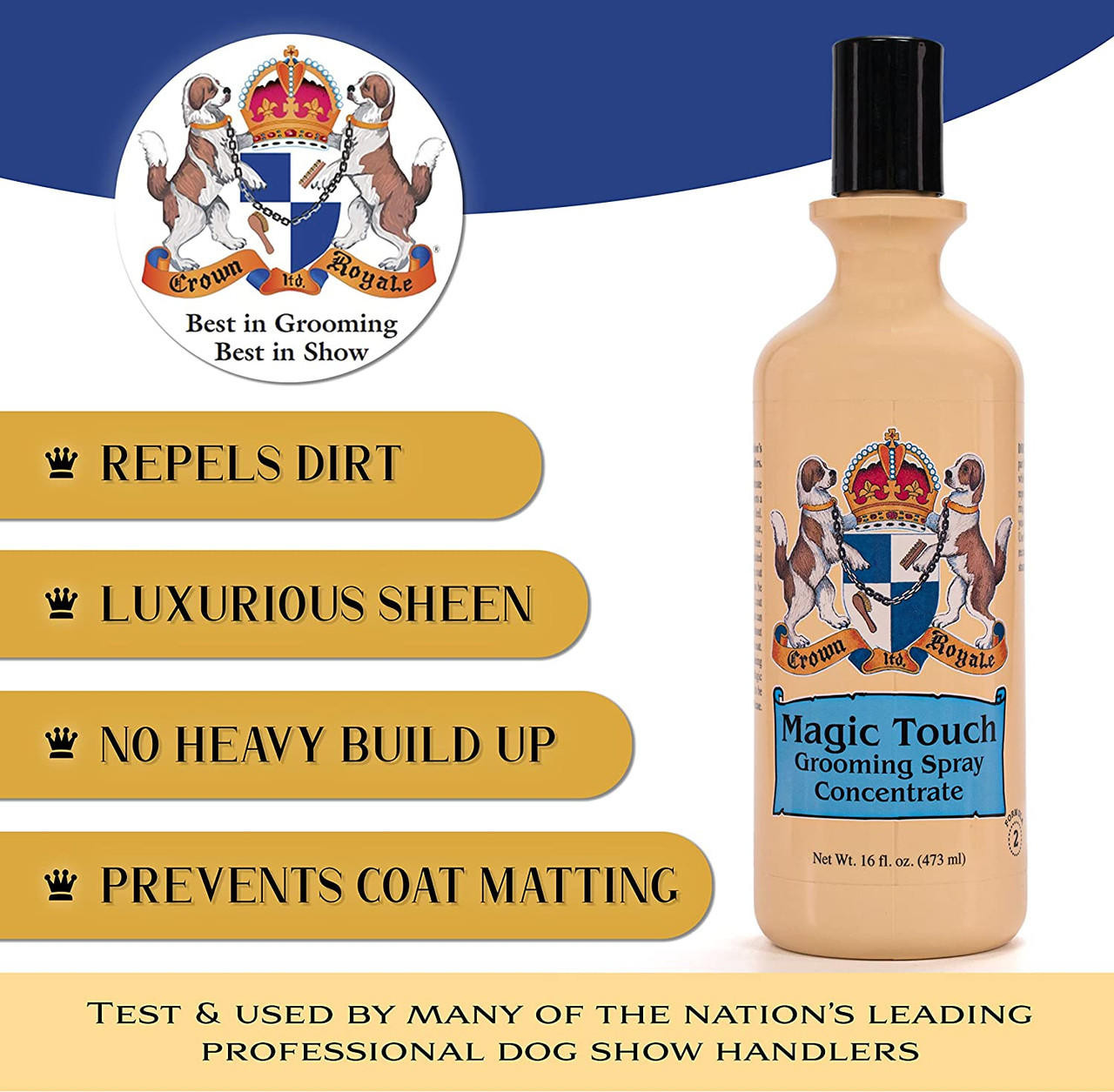 Crown Royale Magic Touch Concentrate Grooming Spray