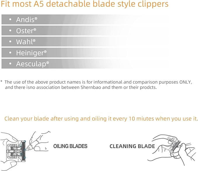 Shernbao Ceramic Blades A5 - Lynn Professional