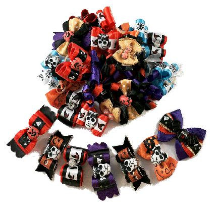 Fancy Bows Halloween (50 pack) - Lynn Professional