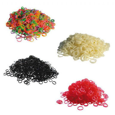 Show Tech Latex Bands - 1000 pcs Top Knot Bands - Lynn Professional