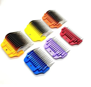 Zolitta Wide Clipper Combs - Set of 8 with 30 Wide Blade